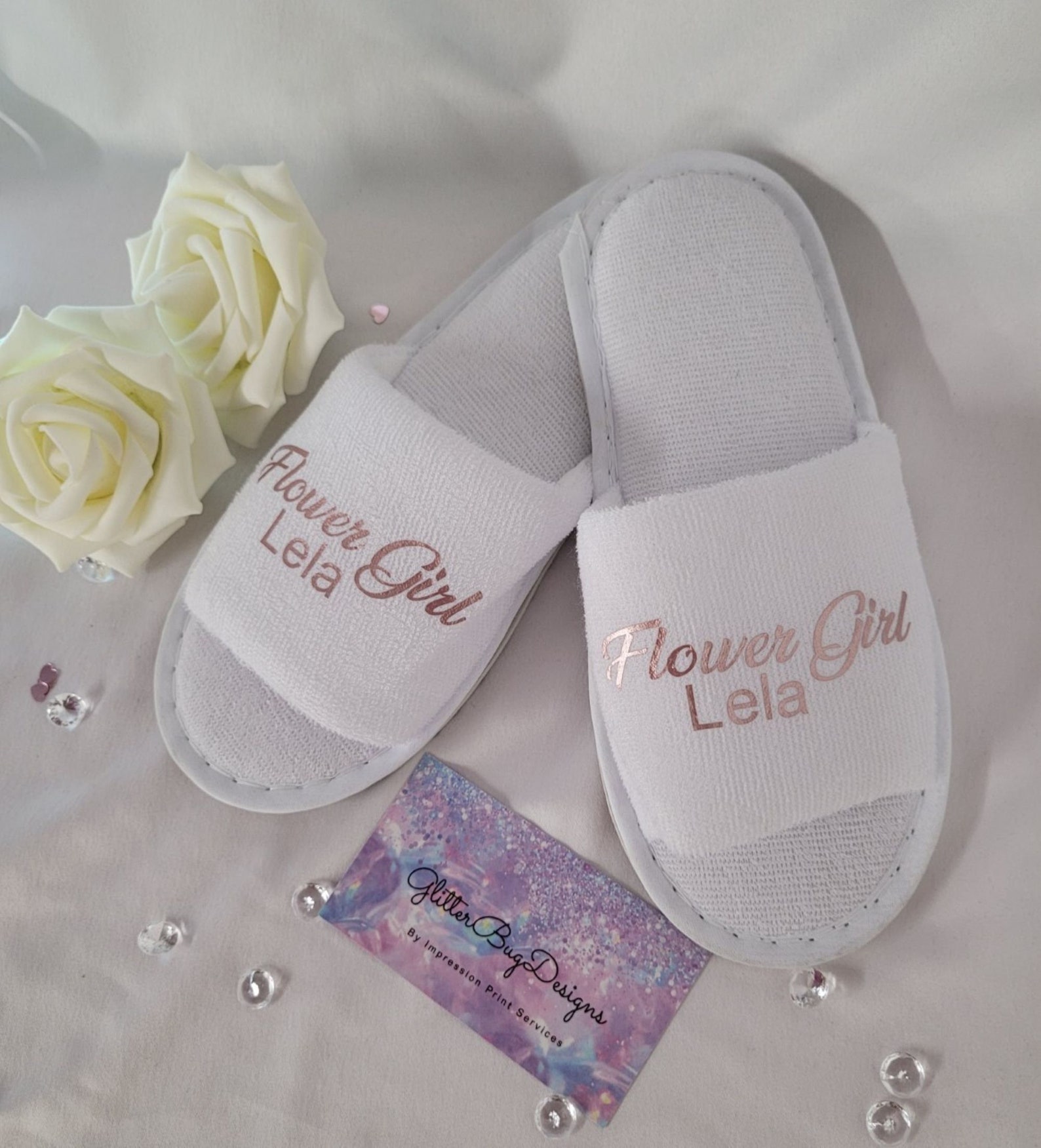 Personalized Wedding Slippers: Bridesmaid Spa Gift, Hen Party Favors - Etsy