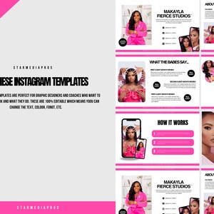 Pink Graphic Designer and Marketer Portfolio Template | Marketing ...