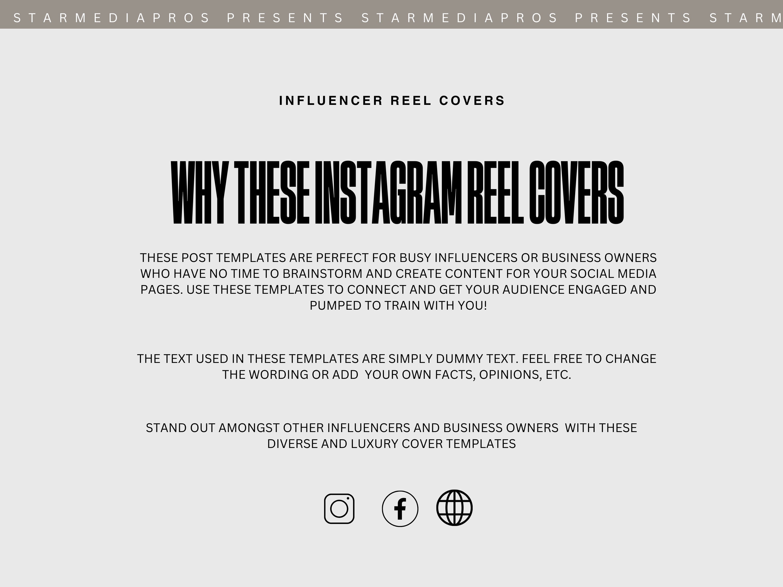 20 Instagram Reel Cover Templates | Beige Aesthetic Instagram Reel ...