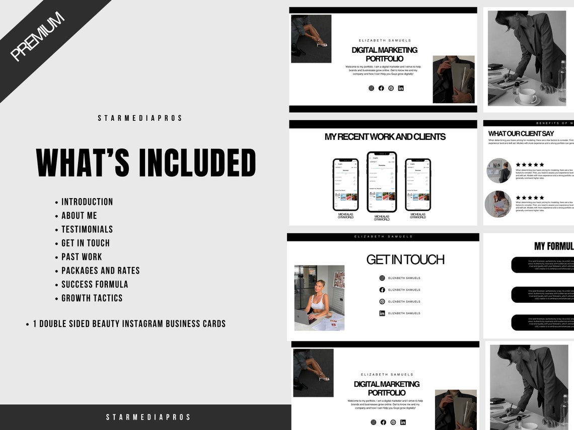 Digital Marketing Portfolio Template, Digital Marketer Template ...