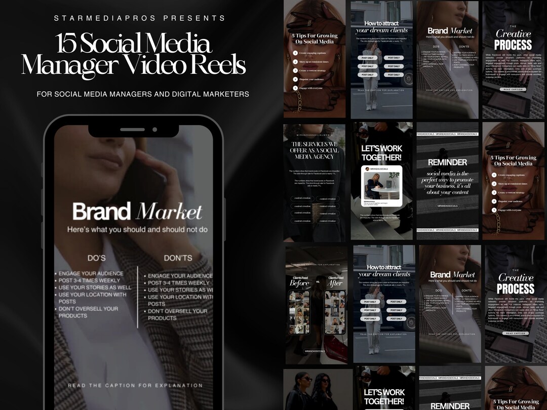 Instagram Reel Templates Canva Instagram Templates Social Media