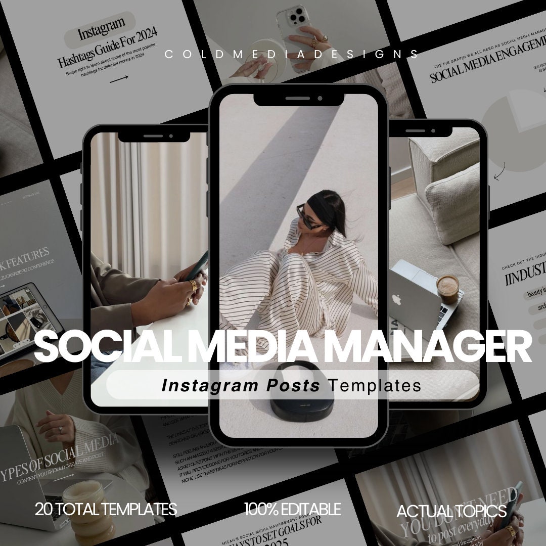 Social Media Marketing Agency Templates | Social Media Manager ...