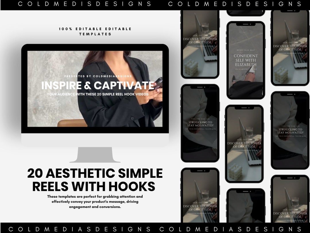 Aesthetic Reels Templates | Aesthetic Reels | Faceless Instagram ...