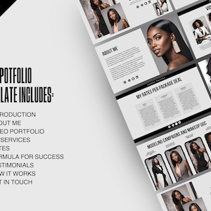 UGC Portfolio Editable Template | Influencer Portfolio Template | UGC ...
