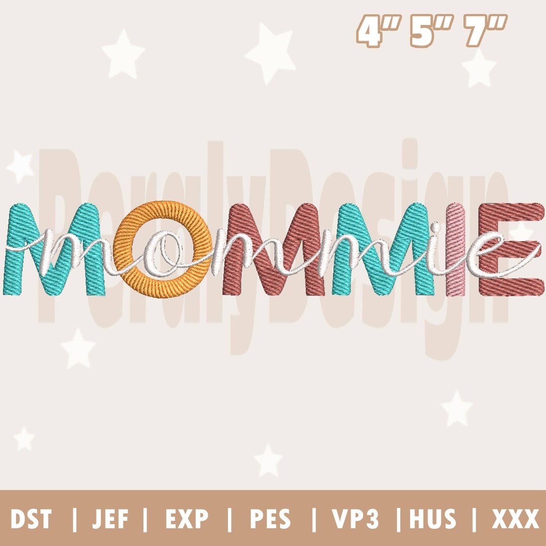 Retro Mama Embroidery Design, Vintage Mama Embroidery, Mama Groovy ...