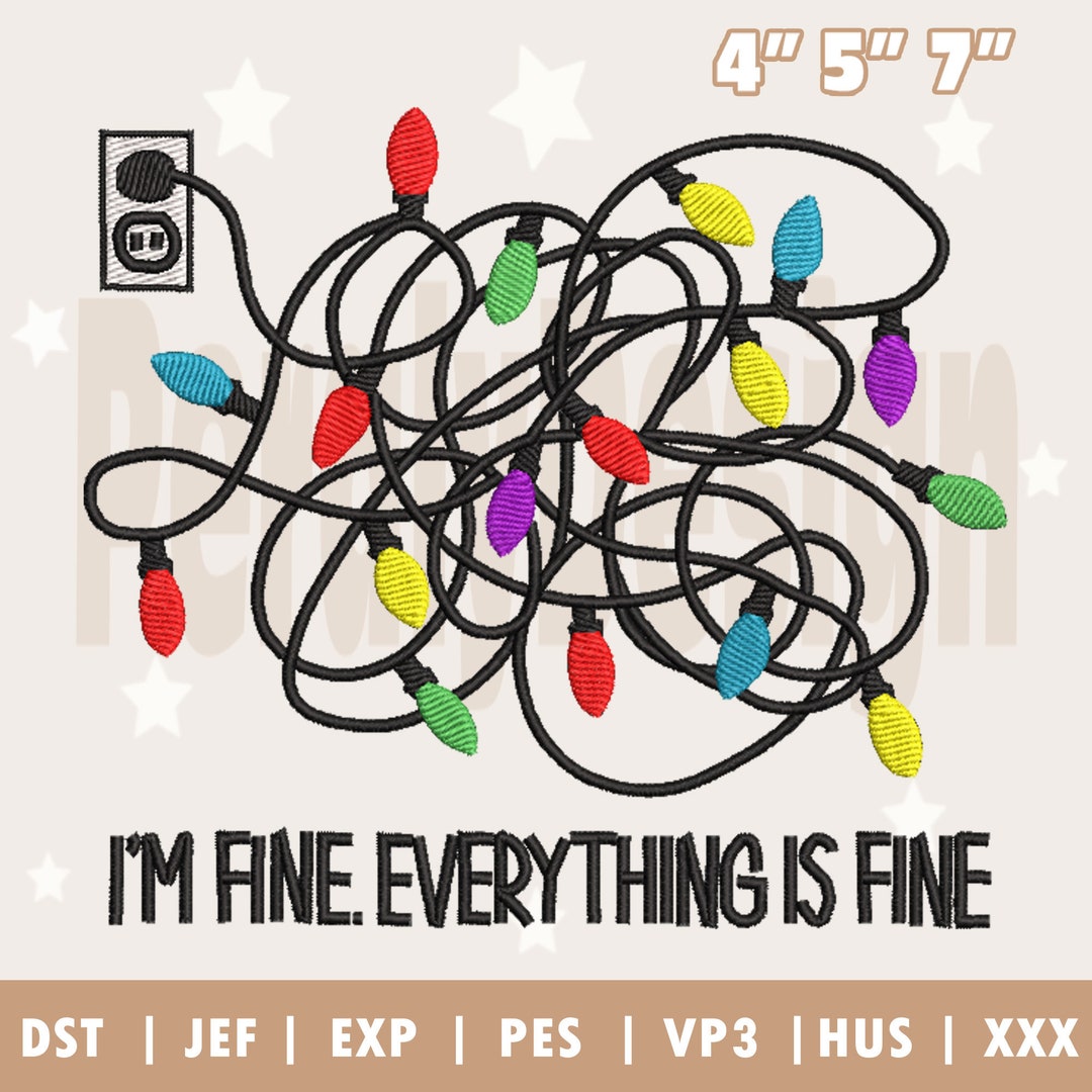 Im Fine Embroidery Machine Design, Funny Christmas Quotes Embroidery ...
