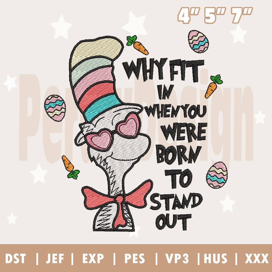 Dr Easter Day Embroidery Machine Design, Movie Character Dr Embroidery ...