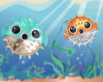 Puffer Fish Purse - Etsy