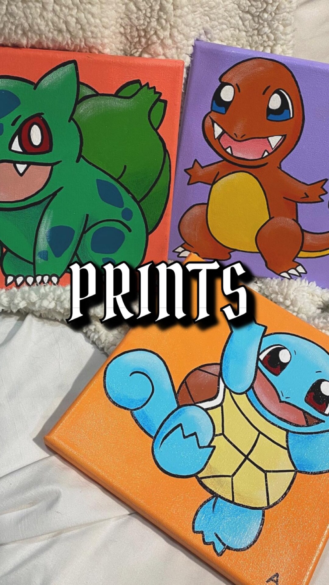DIGITAL Kanto Starter Prints - Etsy