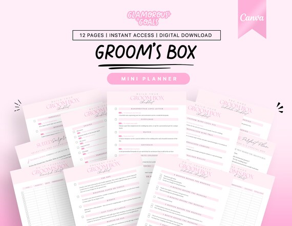 Groom S Checklist Printable Wedding Photography Checklist Printable