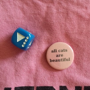 ACAB All Cats Are Beautiful Button Badge - Etsy