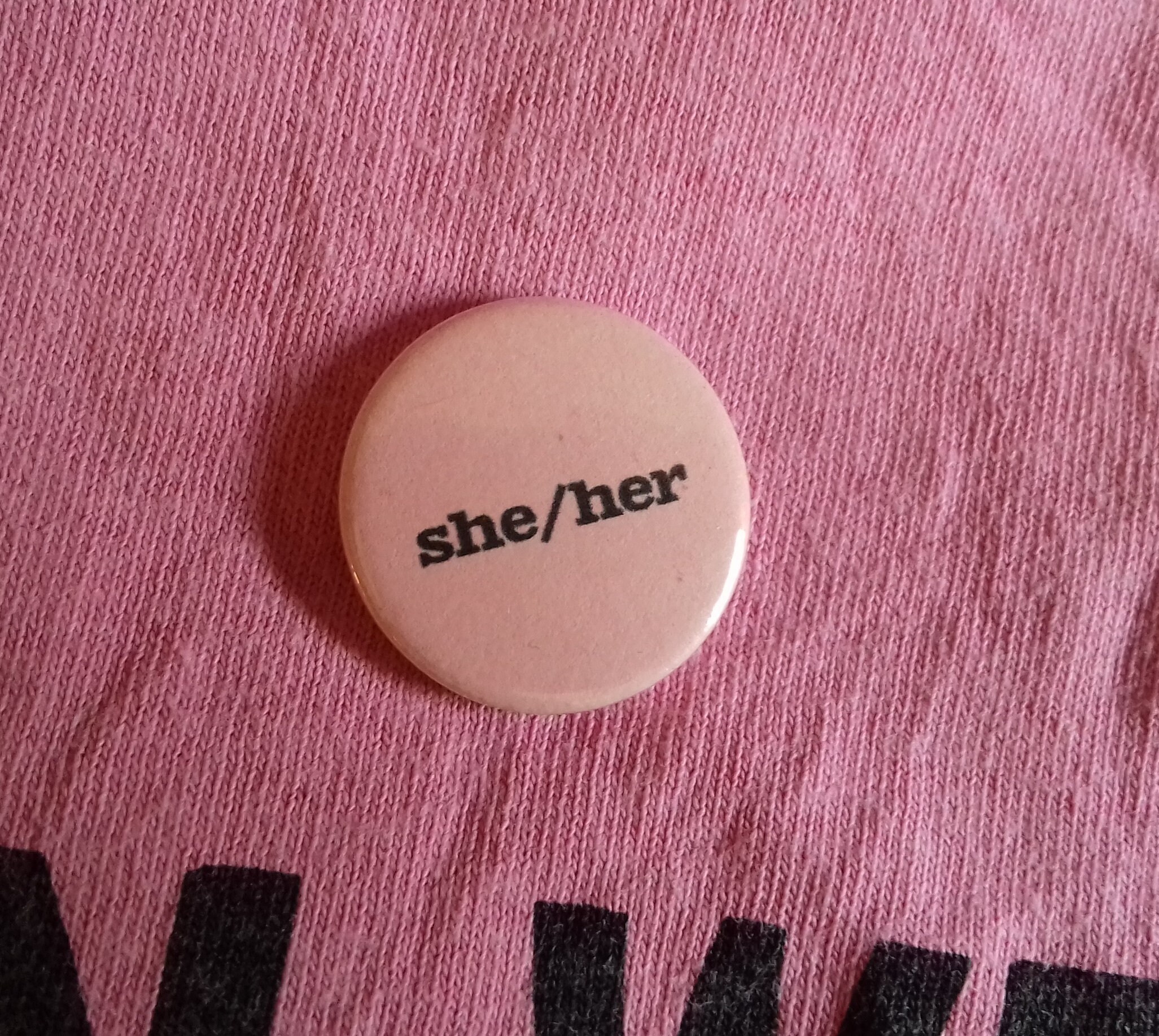 Pronoun Button Badges - Etsy