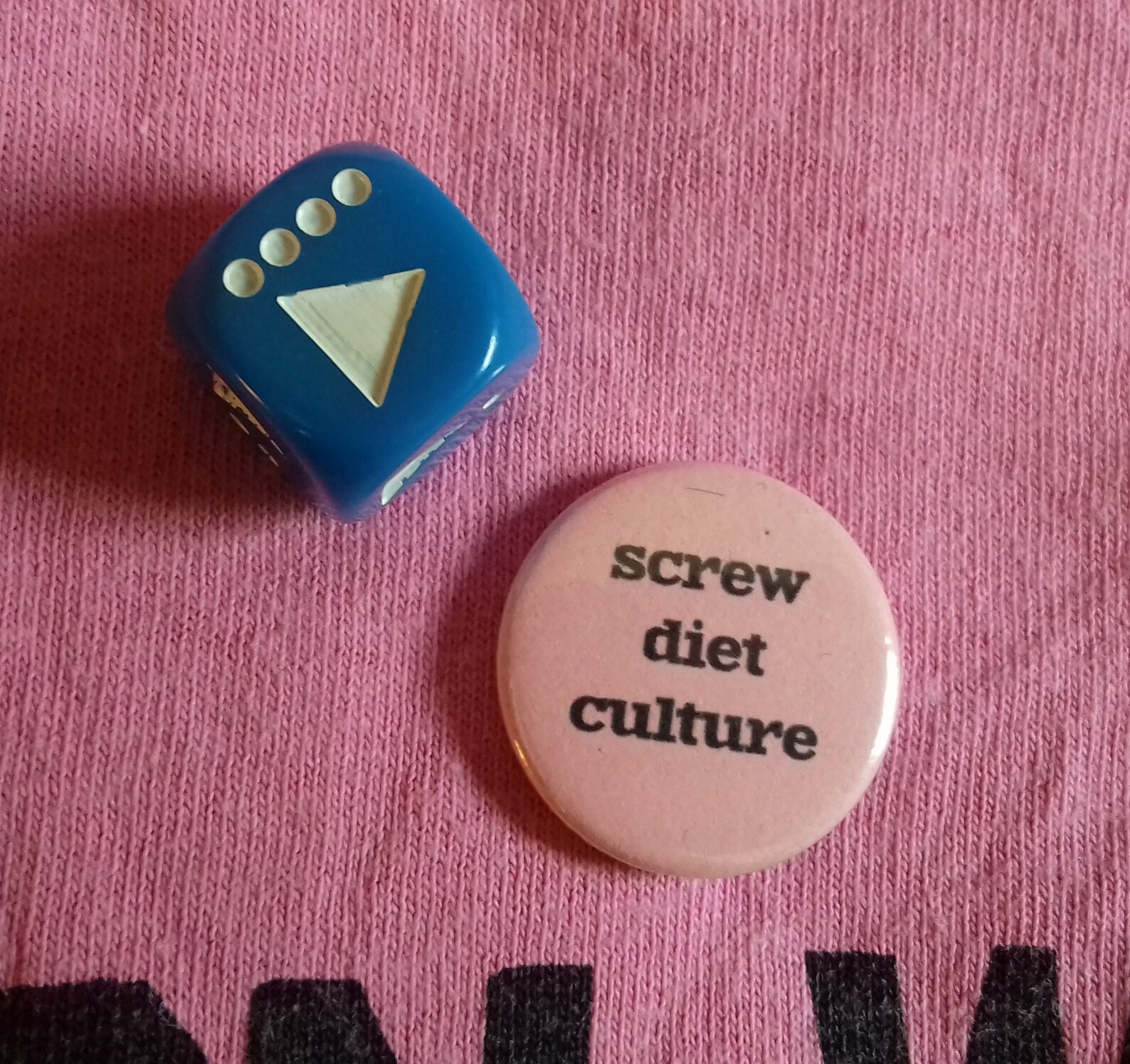Screw Diet Culture Button Badge | Etsy