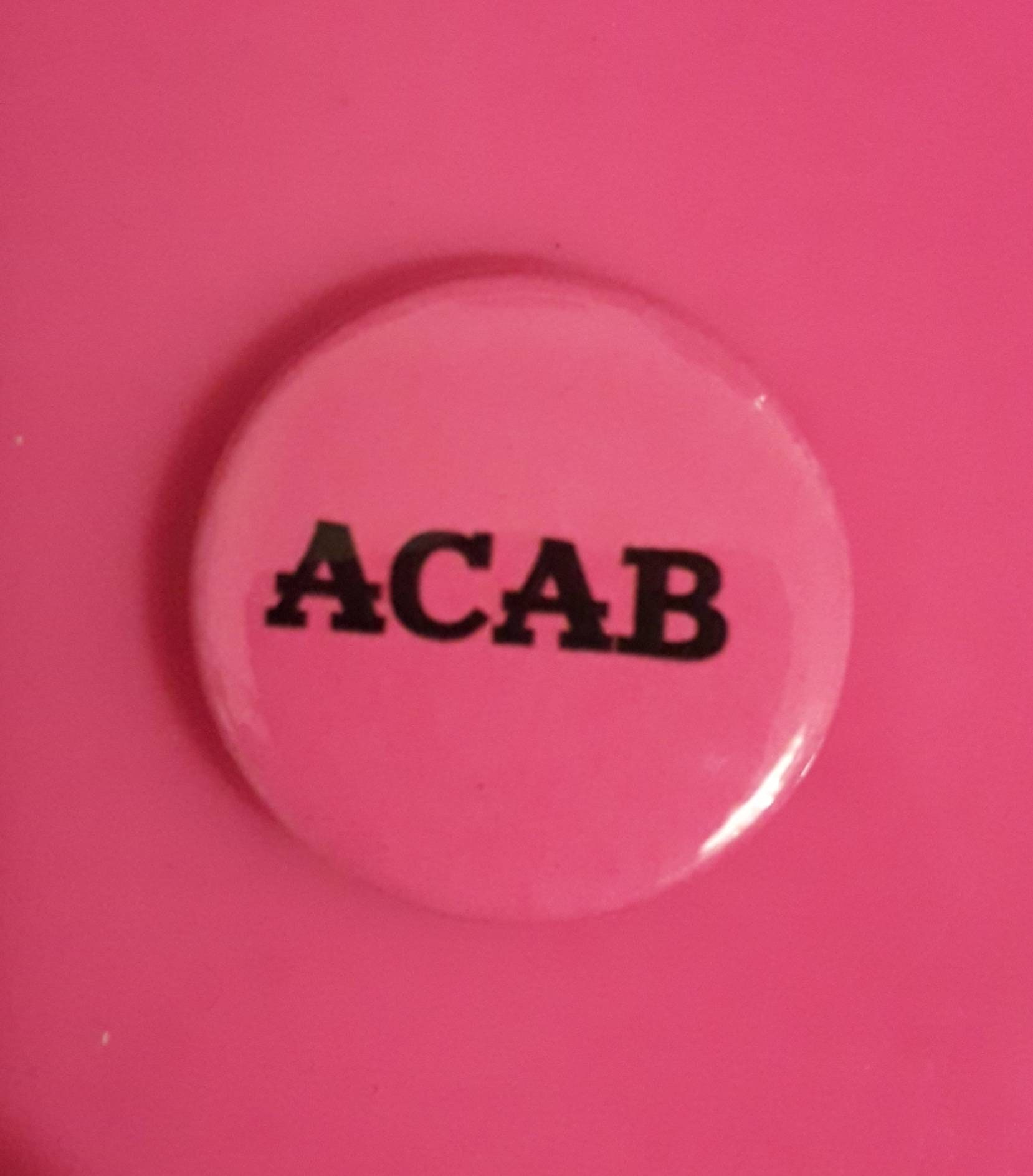 ACAB Button Badge - Etsy