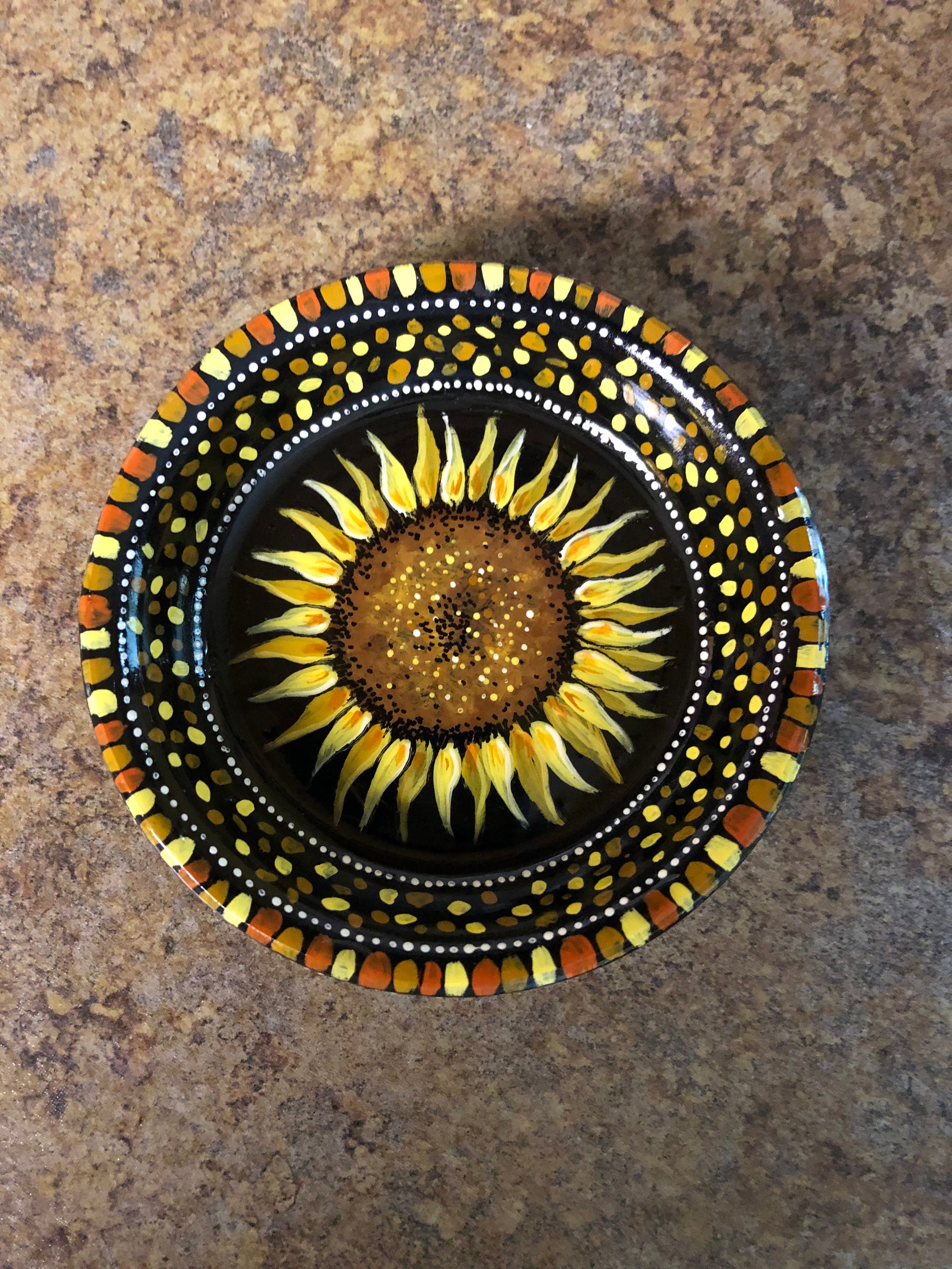 Hand painted trinket jewelry dish from Inspirationrocks4u | Etsy