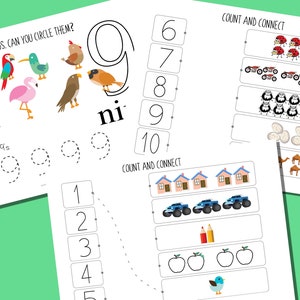 Homeschooling Numbers Printable - Digital Download - Preschool ...