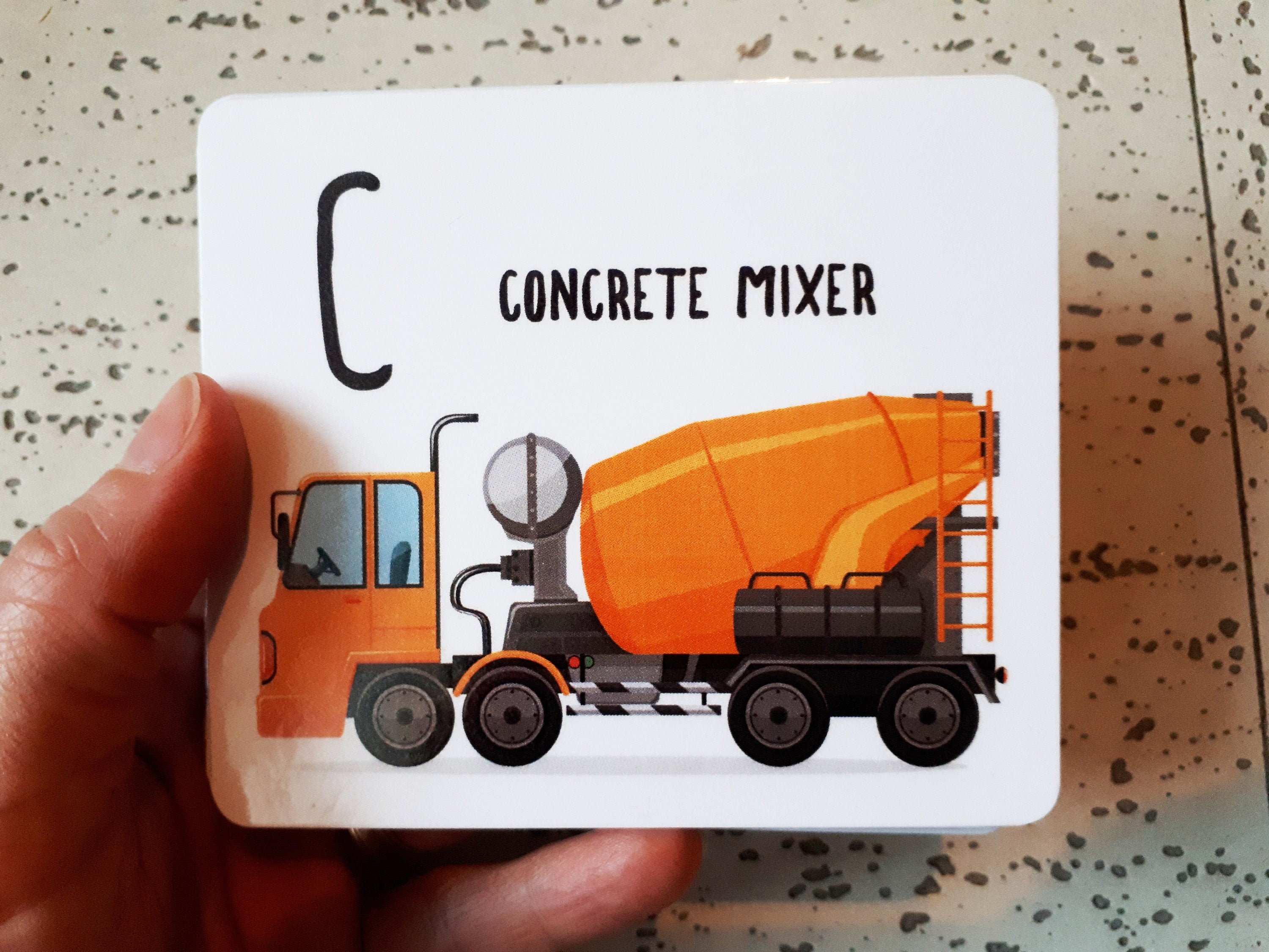 VEHICLE ALPHABET Cards INSTANT Download Unique Toddler | Etsy