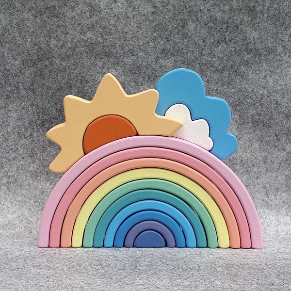 Rainbow Stacker - Etsy