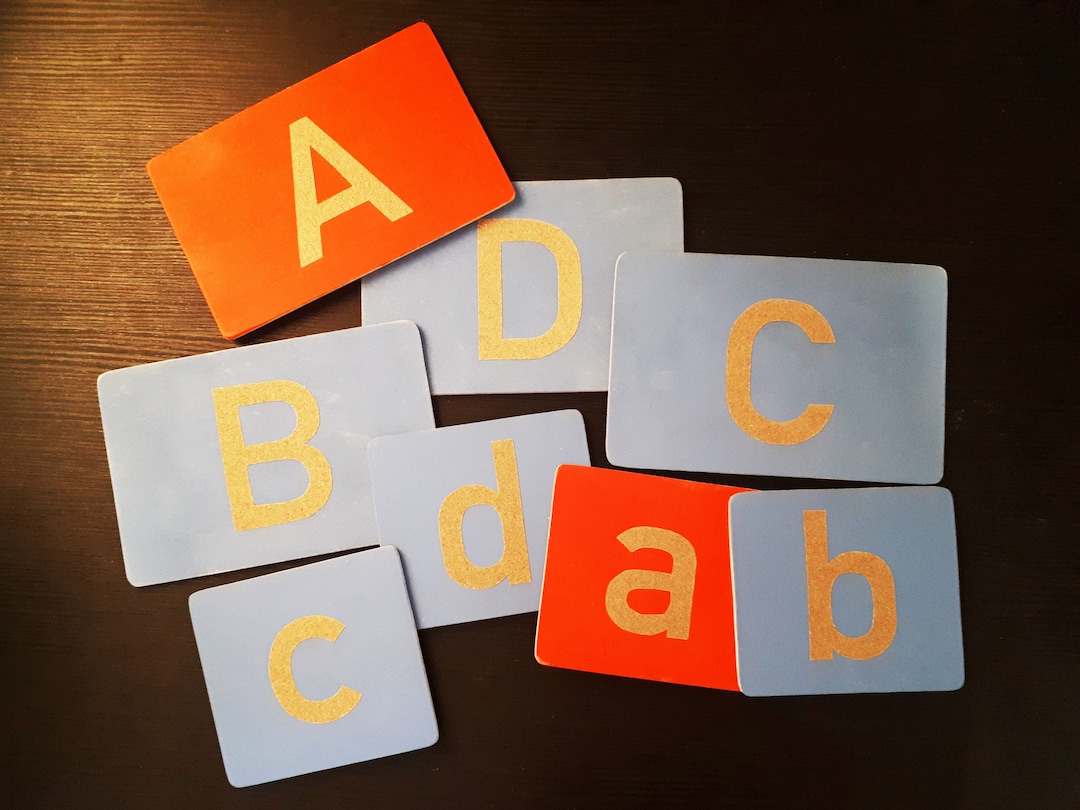 Montessori Sandpaper Letters DIY - Inverted Print Instant Download ...