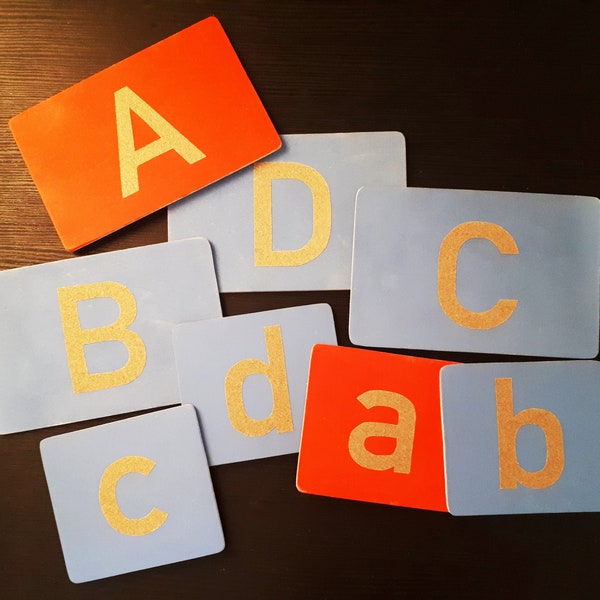Sandpaper Letters Montessori - Etsy