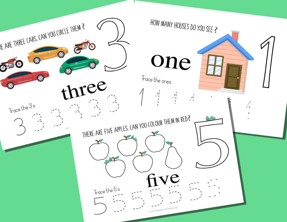 Homeschooling Numbers Printable Digital Download Preschool - Etsy Canada