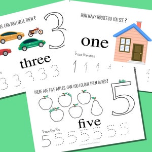 Homeschooling Numbers Printable - Digital Download - Preschool ...