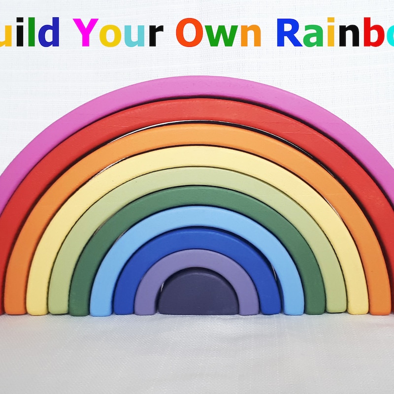 Rainbow Toys - Etsy