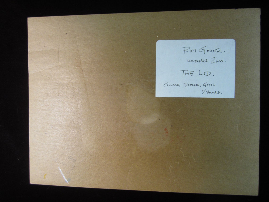 Roy Henry Gover Original Painting Titiled "the Lid" Circa 2000 Mixed ...
