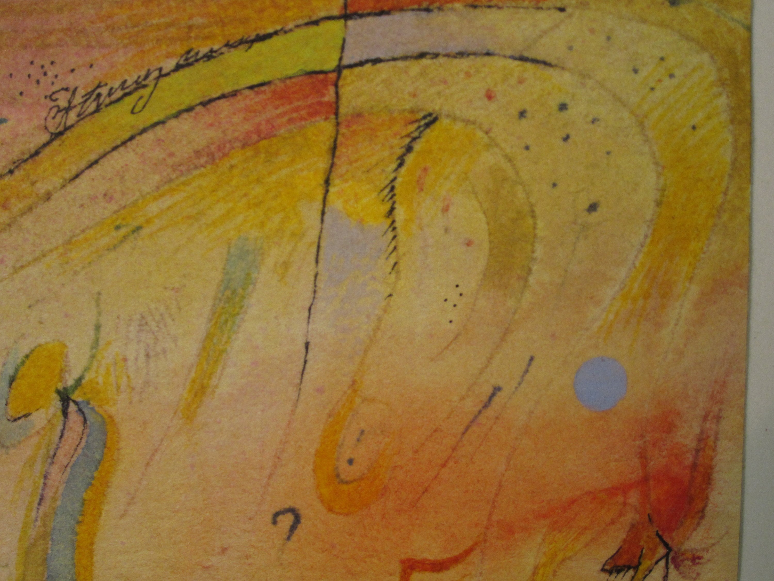 Roy Henry Gover Original Watercolor Painting ""frangdistrum" June 1971 ...