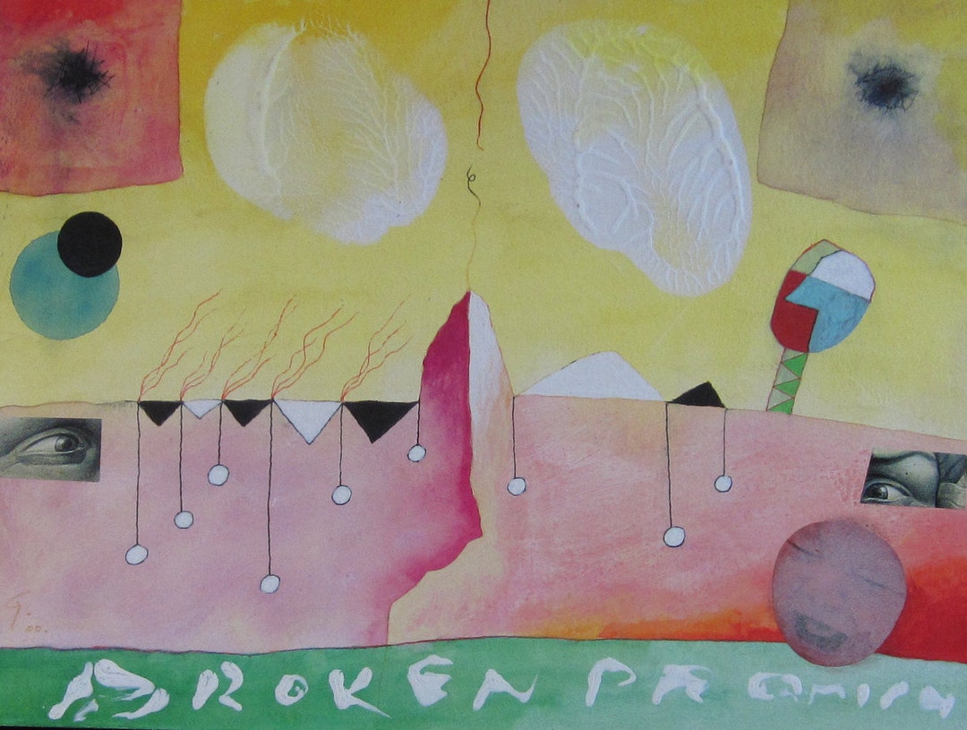 Roy Henry Gover Original Painting Titiled "broken Promise" Circa 2000 ...