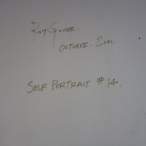 Roy Henry Gover Original Painting Titiled "self Portrait #14" Circa ...