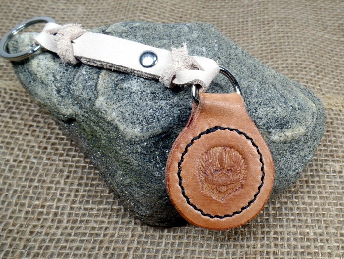 Leather Live to Ride Motorcycle Wings Key Chain - Etsy