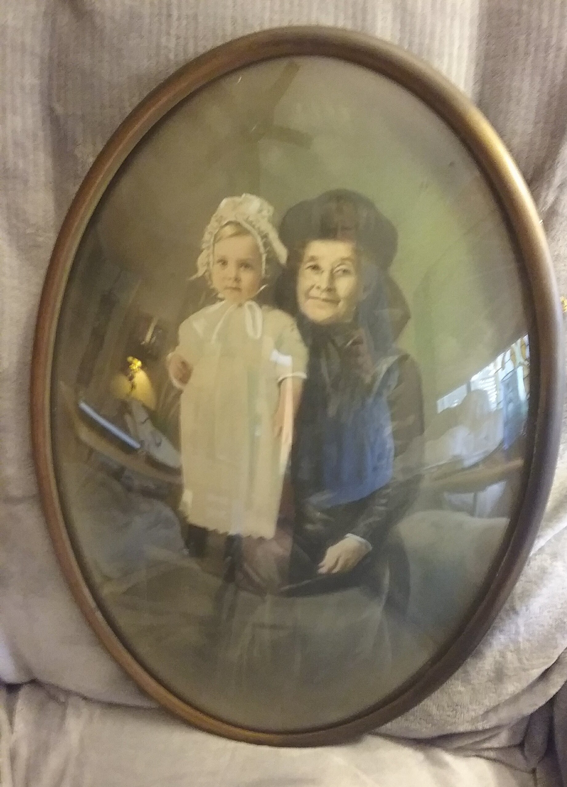 Oval Bubble Picture Frames With Glass