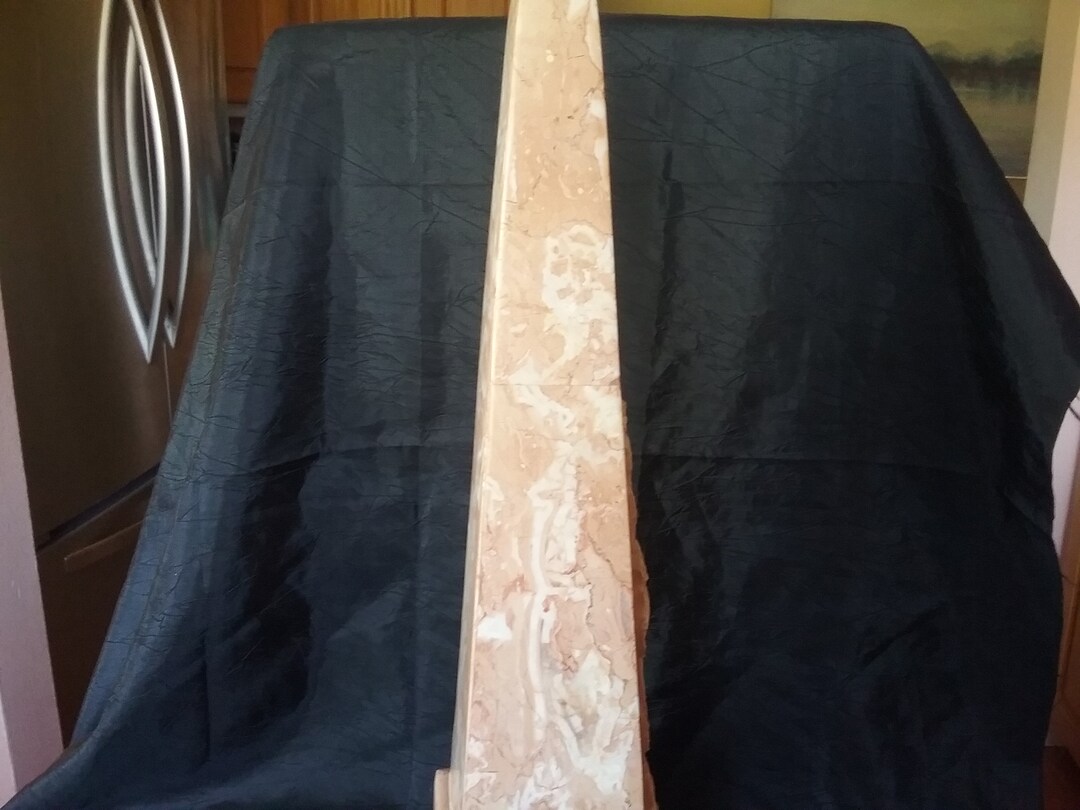 Renoir Designs Huntington, CA - Carved Beige/peach Tone Marble ...