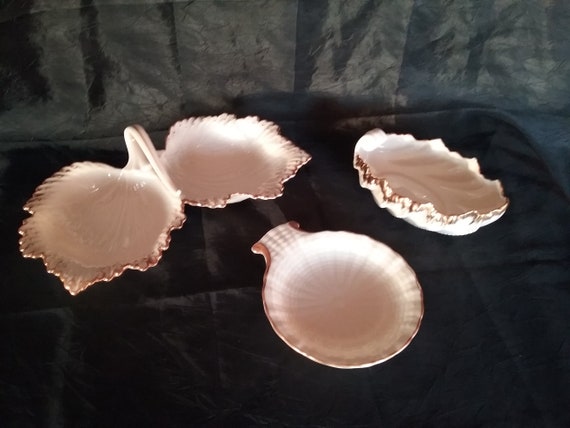 3 Porcelain Lenox Hand Decorated with 24K gold trim Clam | Etsy