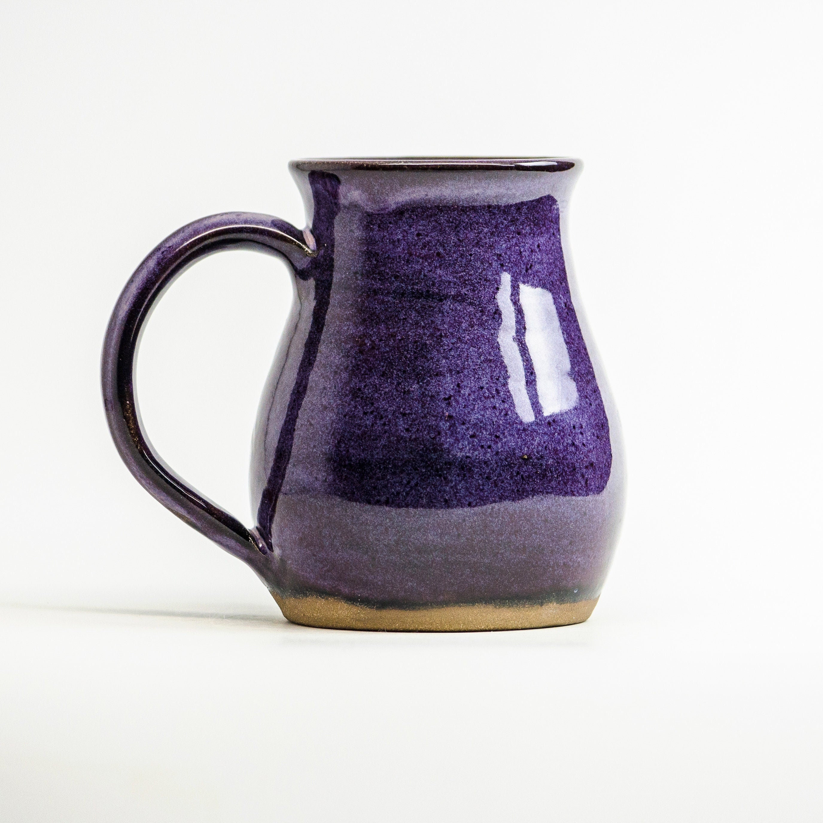 Midnight Violet Stoneware Mug Personalized Hygge Pottery - Etsy