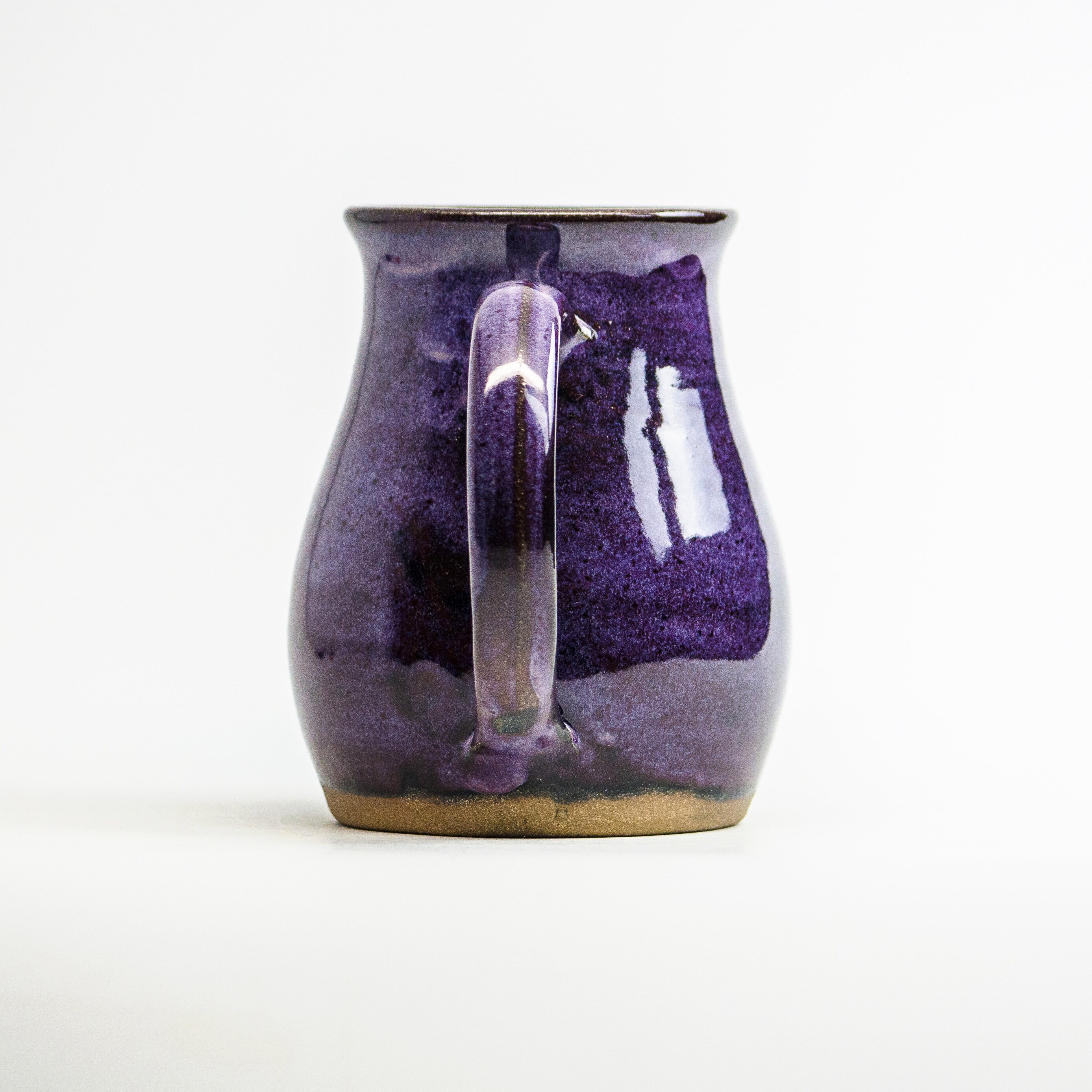 Midnight Violet Stoneware Mug Personalized Hygge Pottery | Etsy