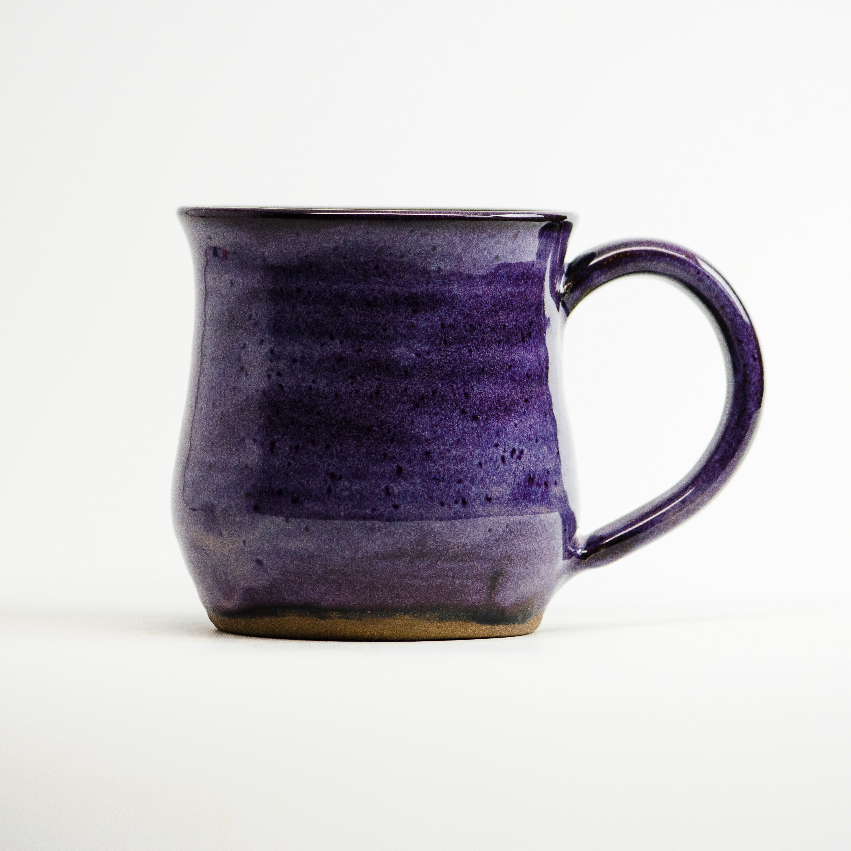 Midnight Violet Stoneware Mug Personalized Hygge Pottery | Etsy