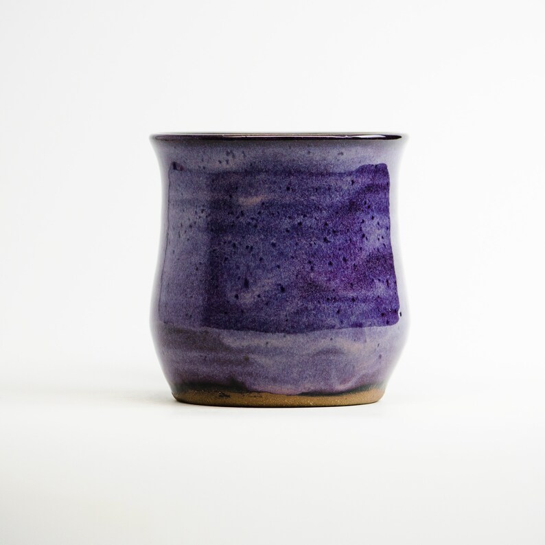 Midnight Violet Stoneware Mug Personalized Hygge Pottery | Etsy