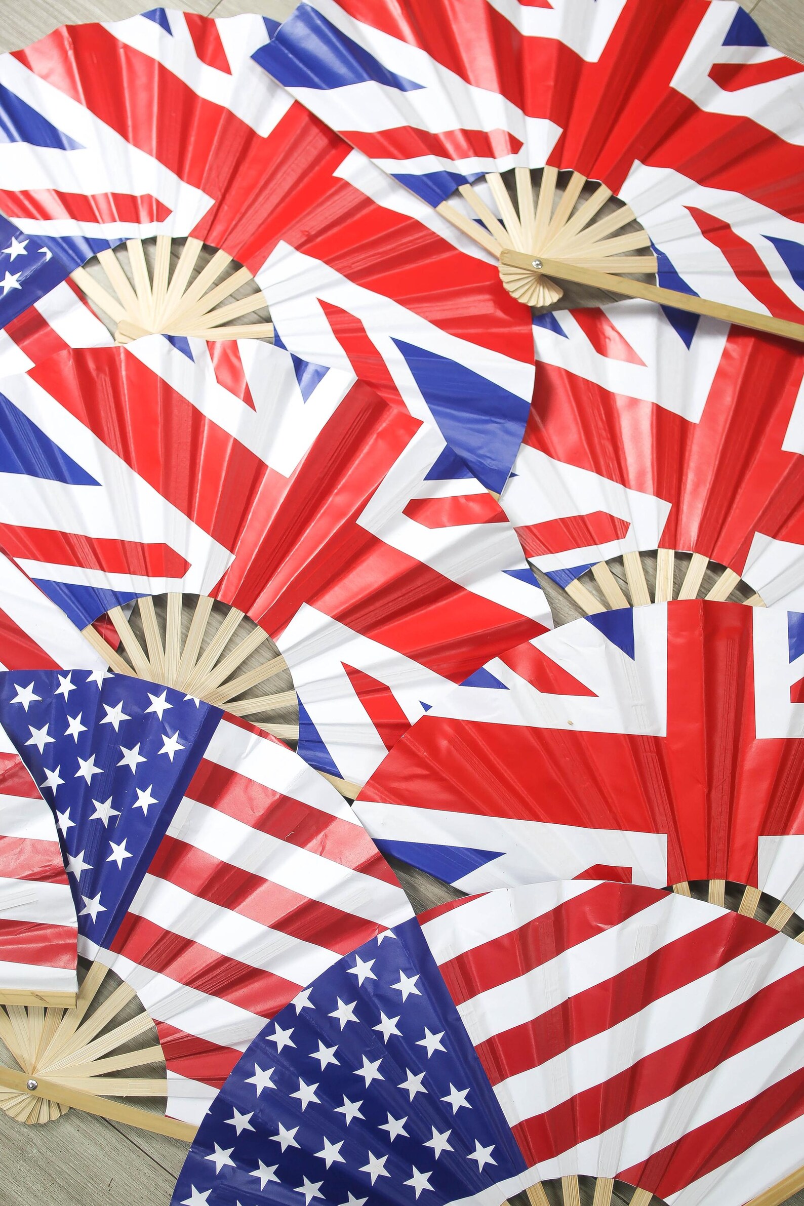 Personalized Bulk UK Flag British Flag, Independence Day Fans,folding ...