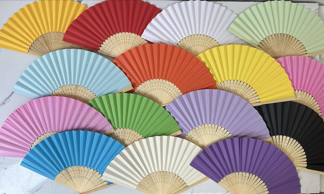 Personalized Bulk Wedding Fans, Sandalwood Fan, Folding Hand Fan ...