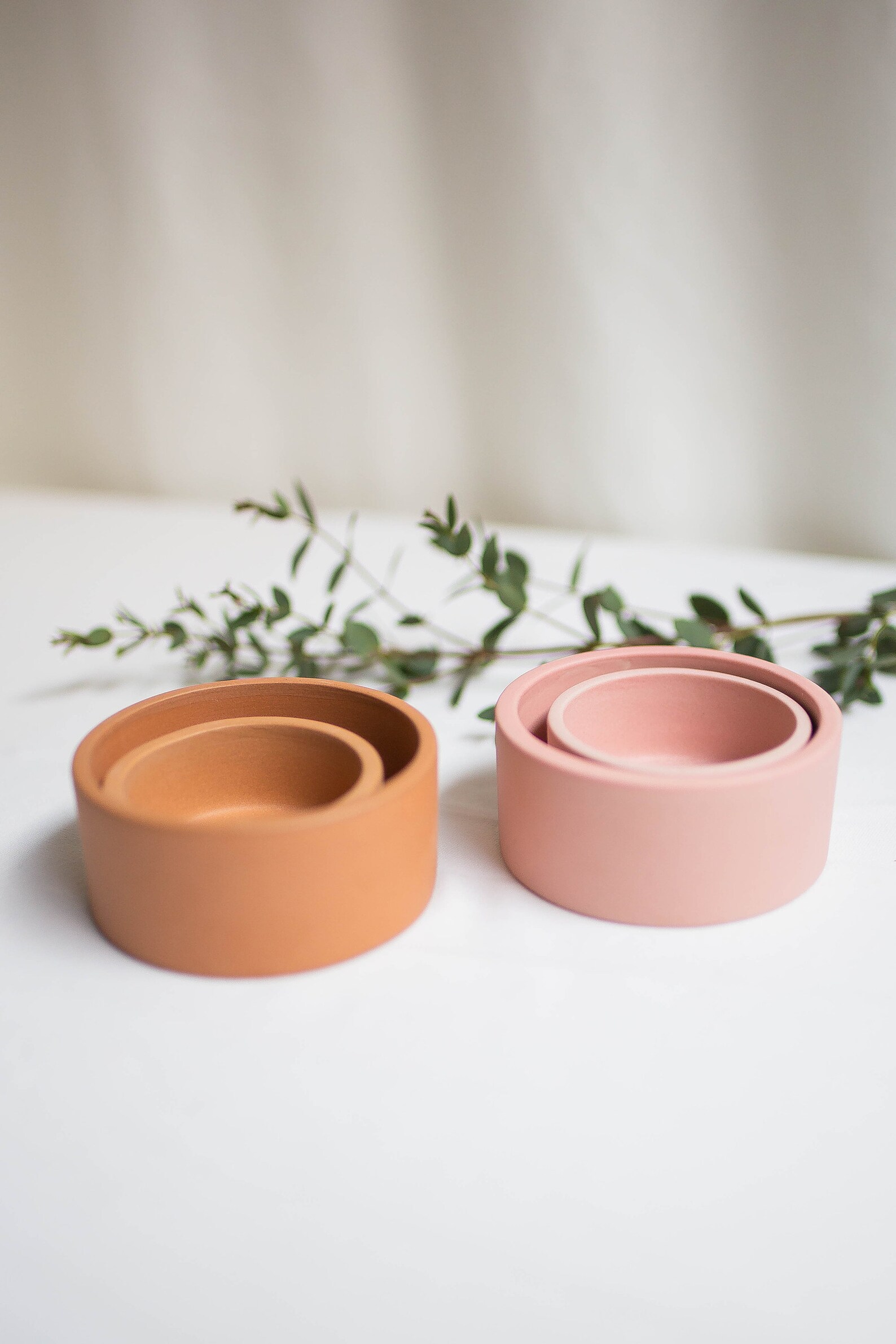 Set of 2 Ceramic handmade Jar Handicraft shop display | Etsy