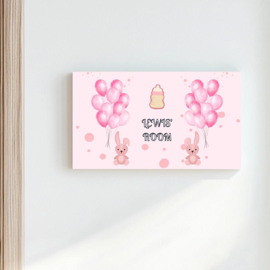 Personalised Baby Door Sign, Door Sign, Kids Door Sign, Baby Door Sign ...