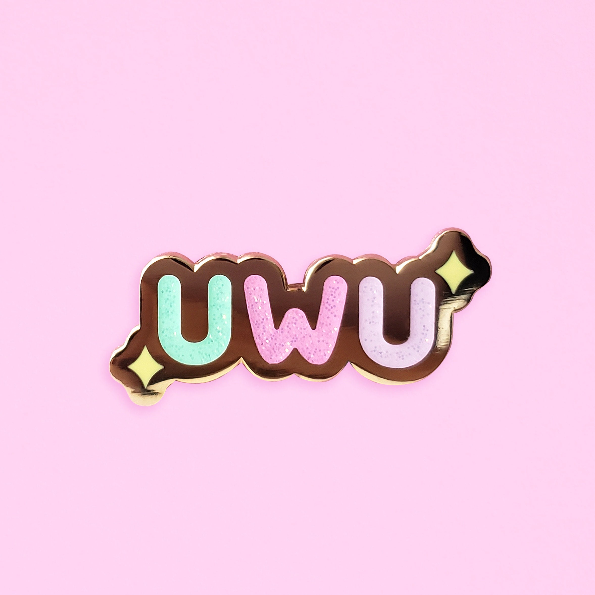 Uwu Enamel Pin Pastel Etsy