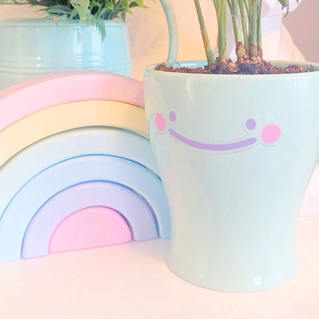 Sticker Blob Face Blob Smile - Etsy