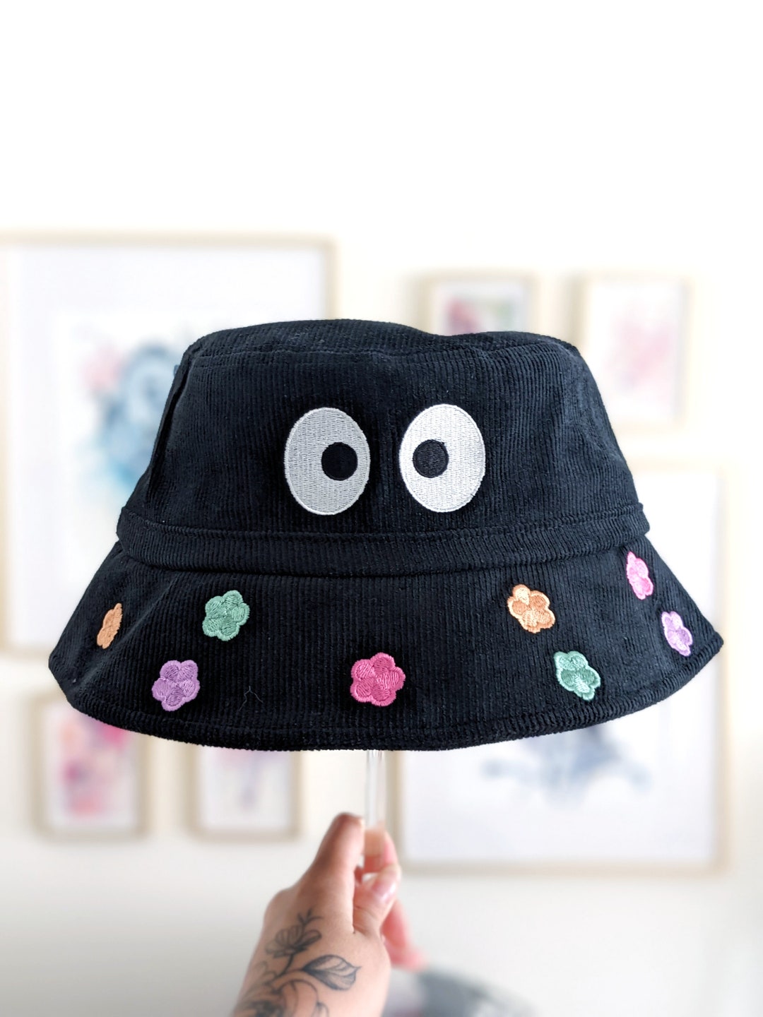 Corduroy Bucket Hat Sprite Hat Konpeito Hat - Etsy