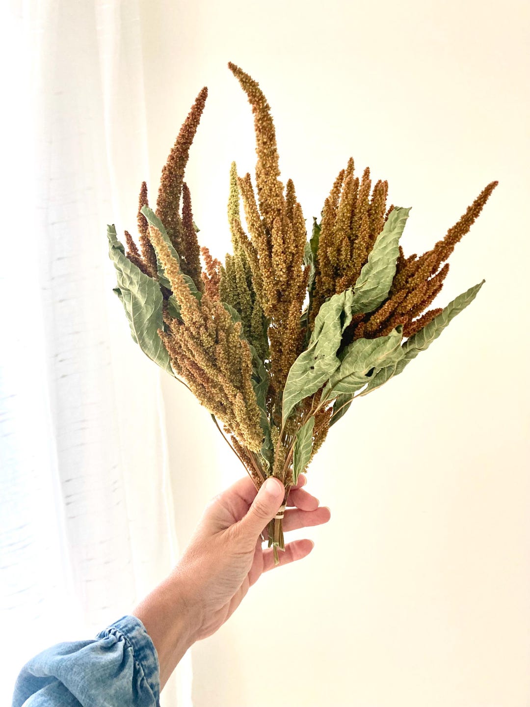Autumn Dried Amaranth Bundle, Boho Wedding Flowers - Etsy
