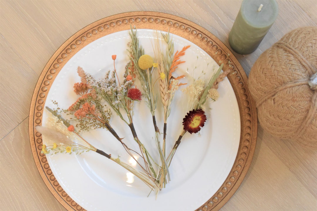 DIY Dried Flower Kit, autumn. Thanksgiving Décor, Table Settings, Host ...