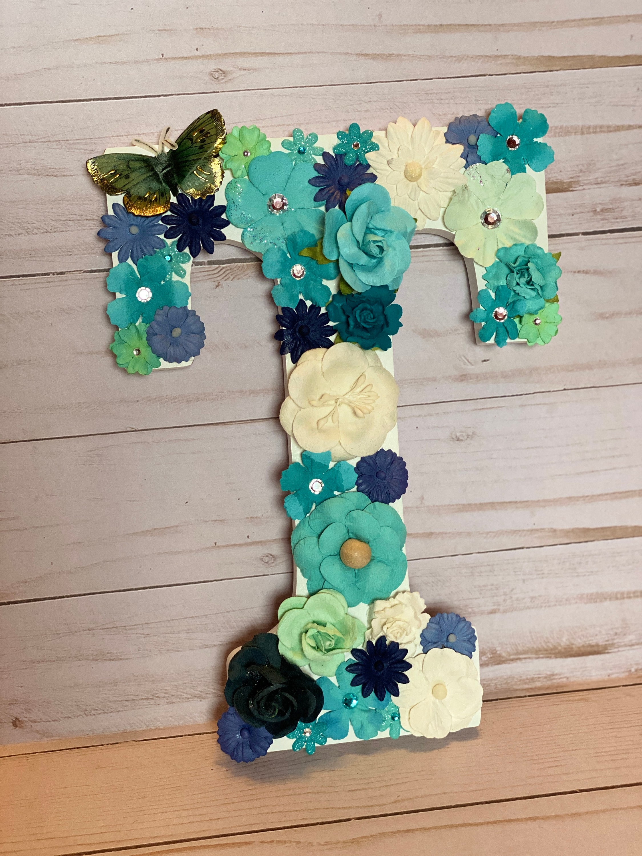 Floral Decorated Letter - Etsy