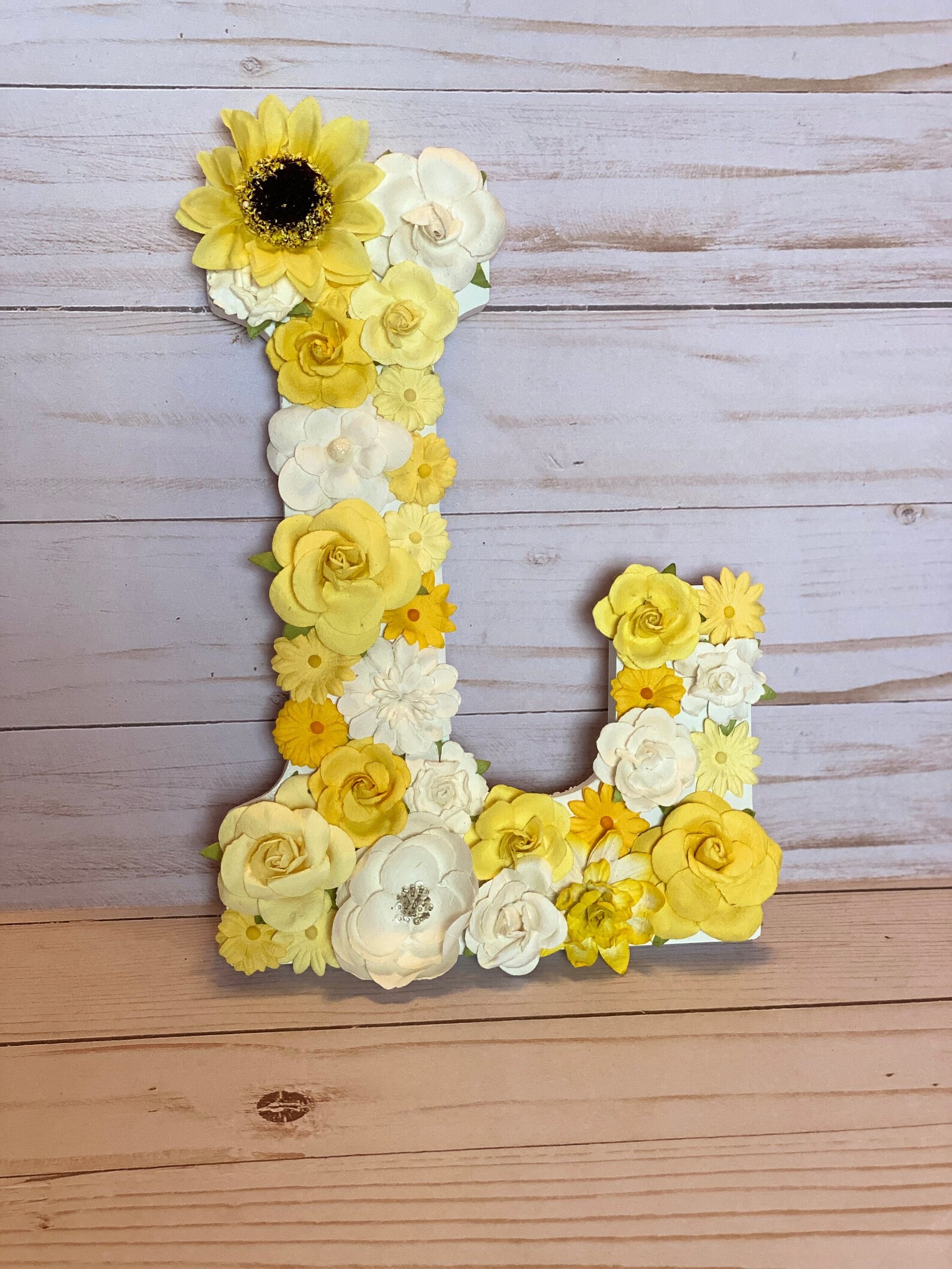 Floral Decorated Letter - Etsy